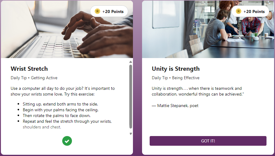 Features and functions of Teams app – Personify Health