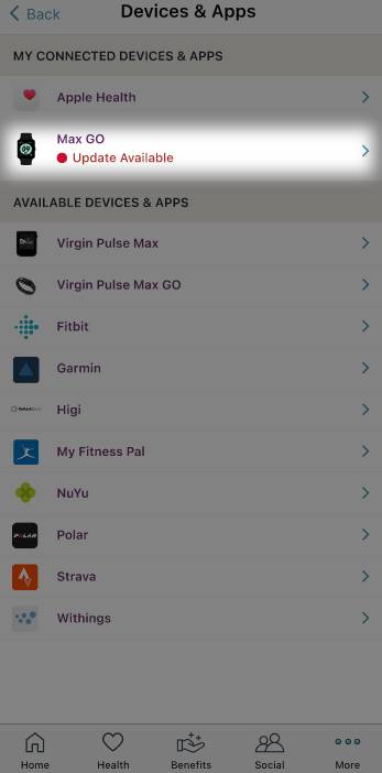 How to do a Mandatory Max GO device update? – Personify Health