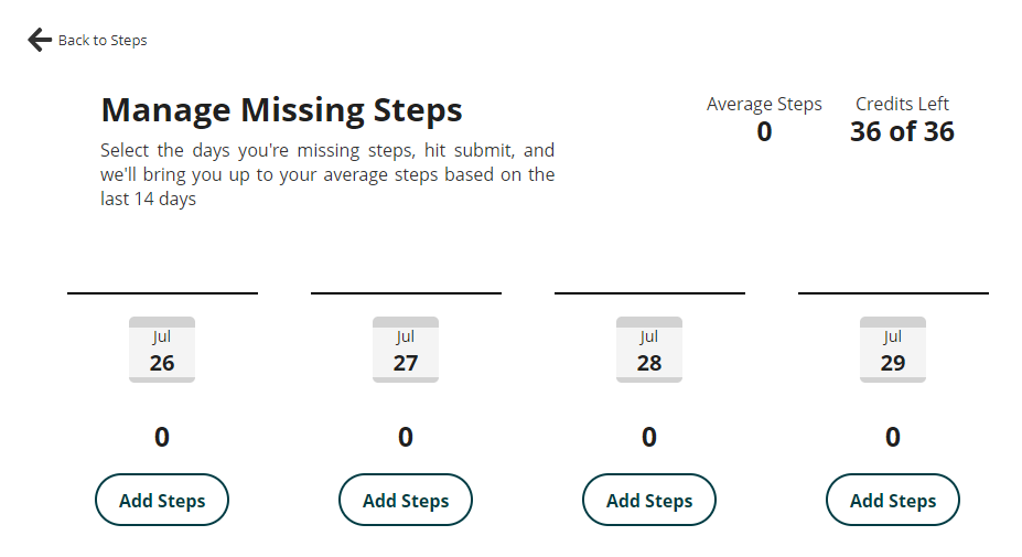How to add Missing steps? – Personify Health