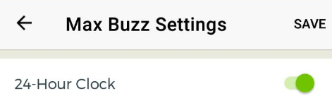 How to Set the Clock Display on Your Max Buzz – Personify Health