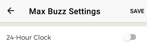 How to Set the Clock Display on Your Max Buzz – Personify Health