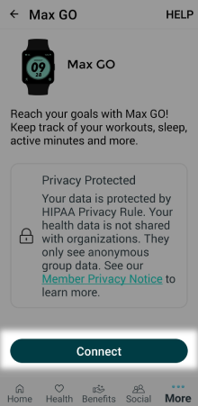 How to connect Max GO device to the Personify Health App? – Personify ...