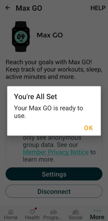 How to connect Max GO device to the Personify Health App? – Personify ...