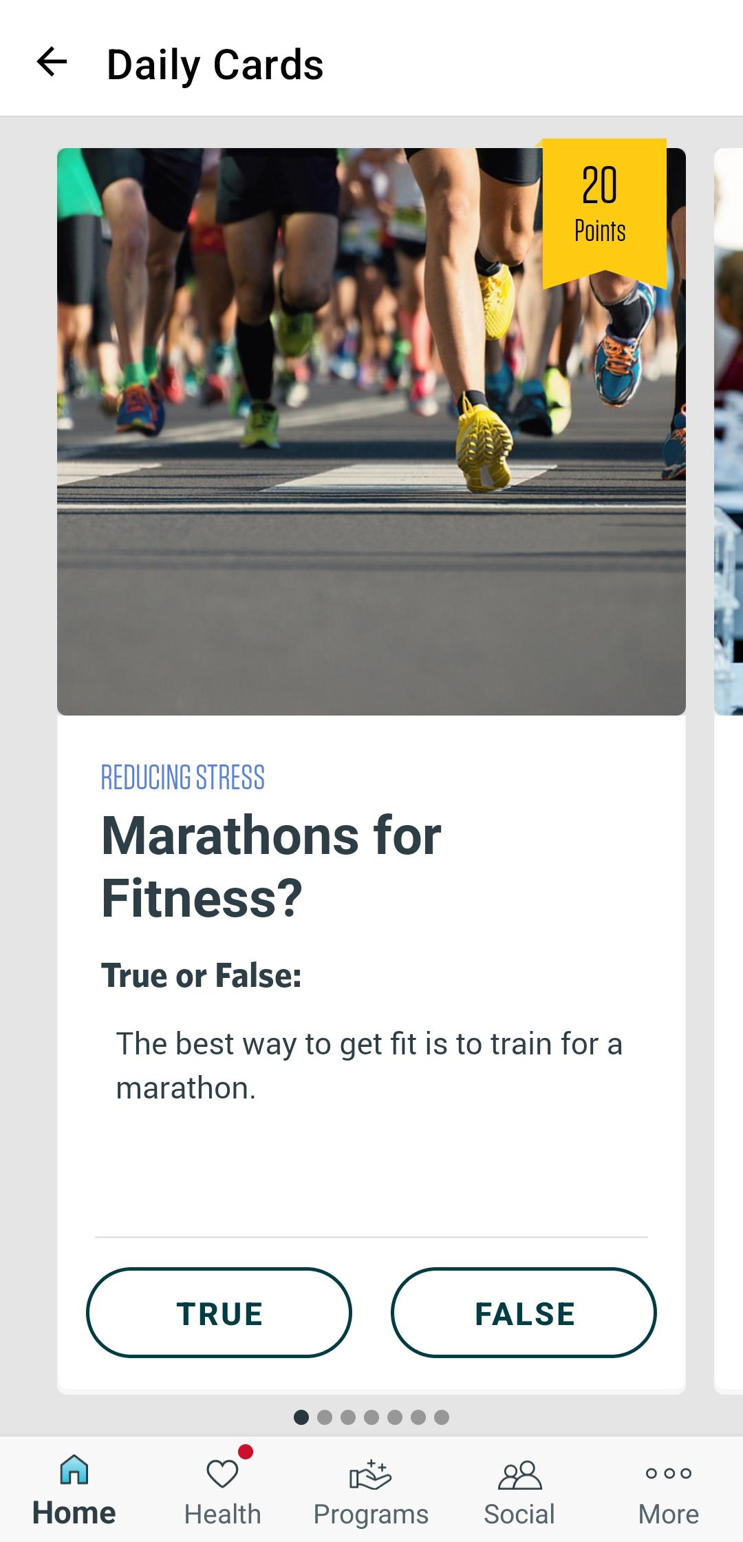 How to complete your Daily Cards using the Personify Health mobile app ...