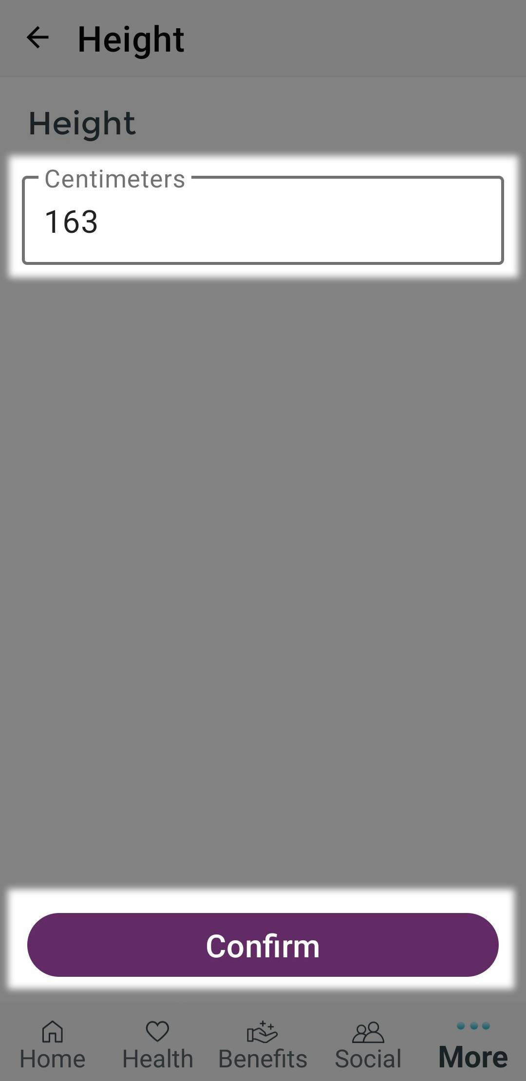 Max GO Settings in the App – Personify Health