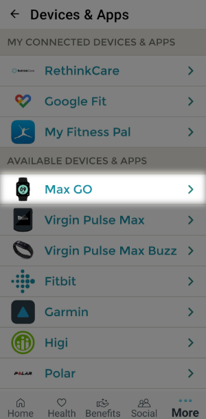 How to connect Max GO device to the Personify Health App? – Personify ...