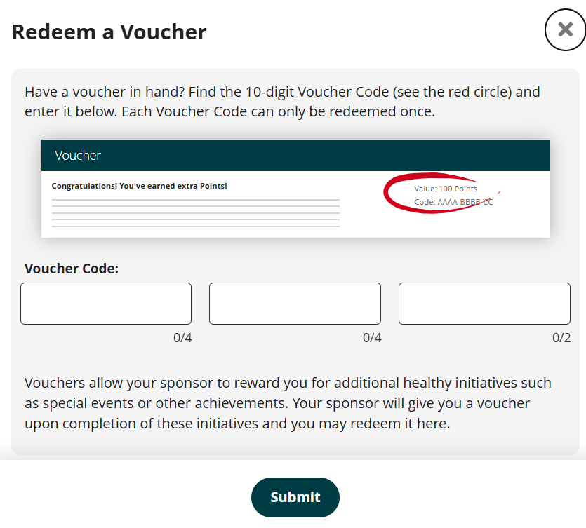 How to redeem a Voucher – Personify Health