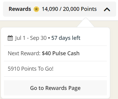My points reset to "0". – Personify Health
