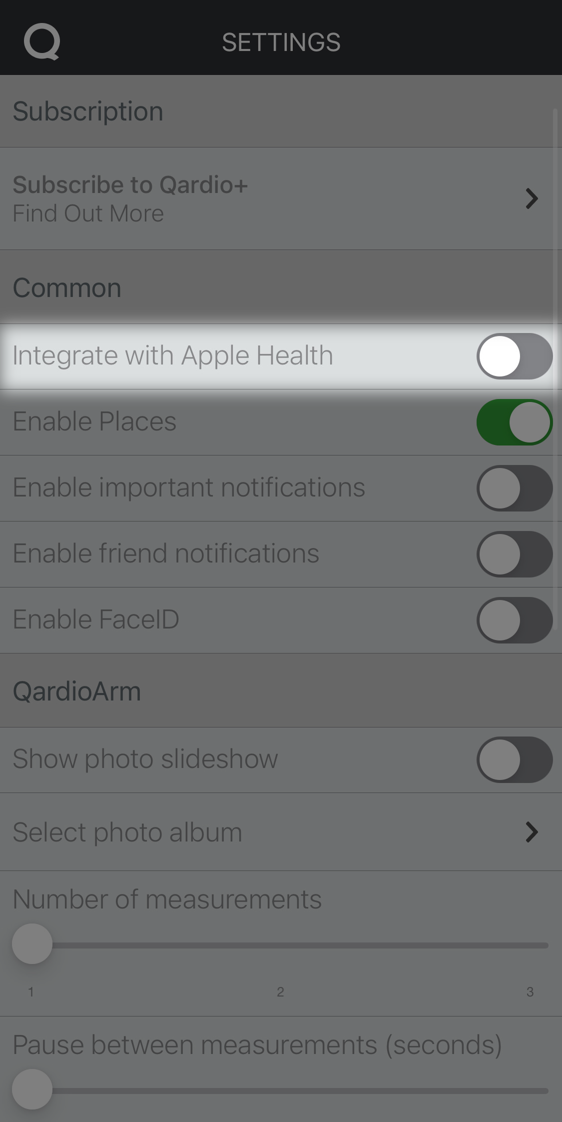 Qardio App Not Working