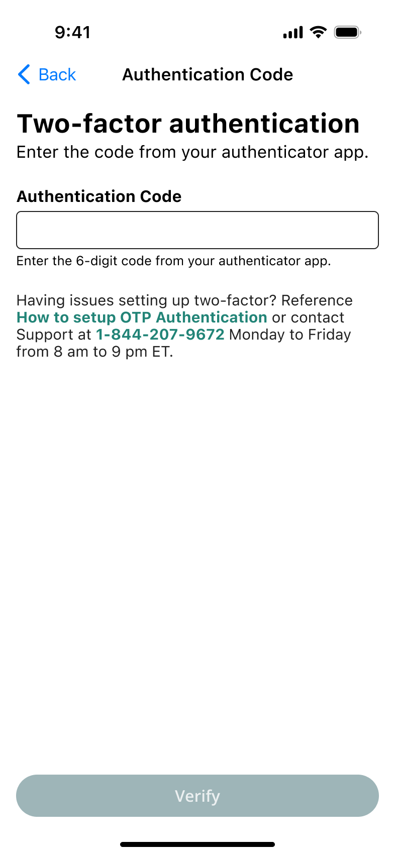 How to setup OTP Authentication? – Personify Health