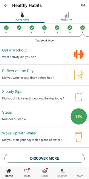 How to track your Healthy Habits using the Personify Health mobile app ...