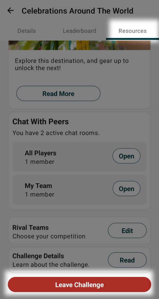 How to Leave a Team in the Challenge Using Your Personify Health Mobile ...