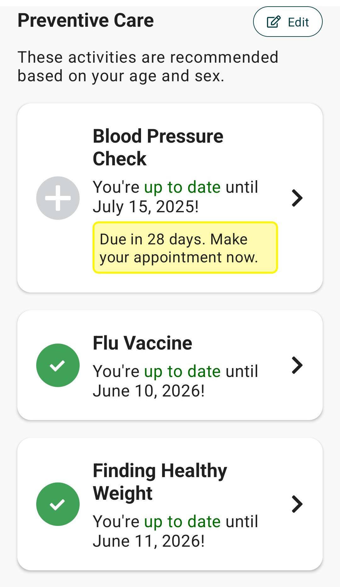 Navigating My Care Checklist – Personify Health