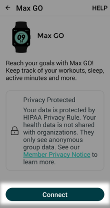 How to connect Max GO device to the Personify Health App? – Personify ...